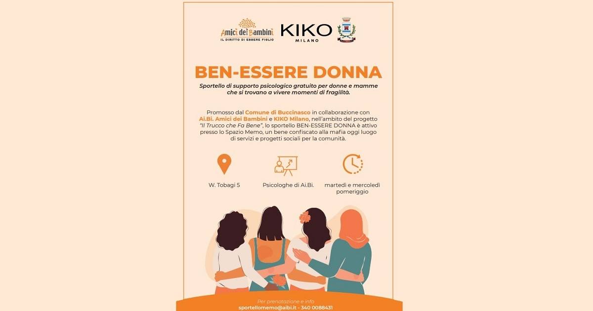 Comune Buccinasco, Ai.Bi. e KIKO per le donne in difficoltà
